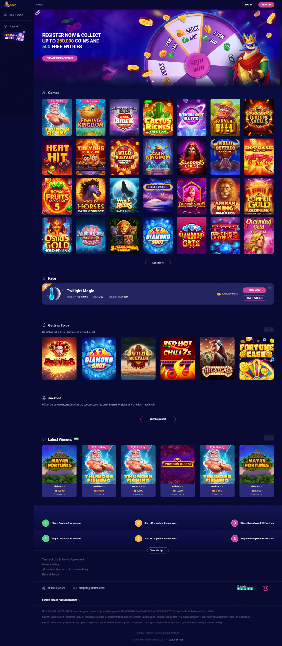 Funrize Casino Review (2024) 🥇 Claim Exclusive Bonuses