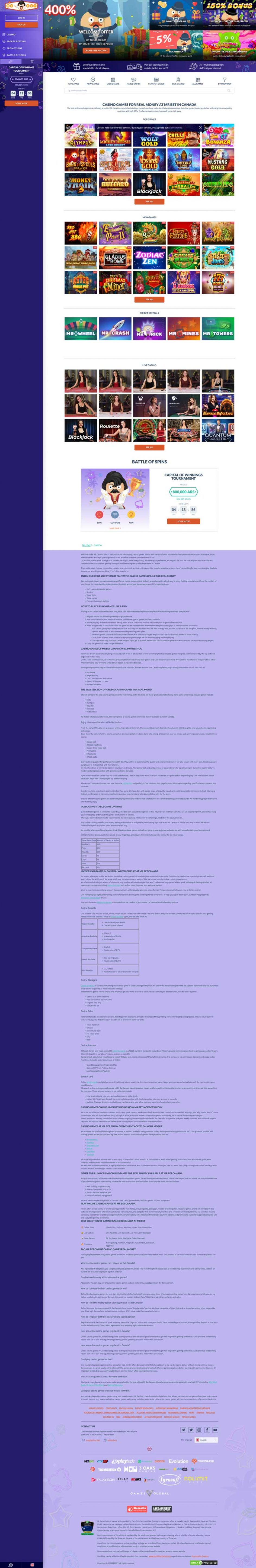 Mr.Bet Casino Review - Best Offers & Games from Mr.Bet