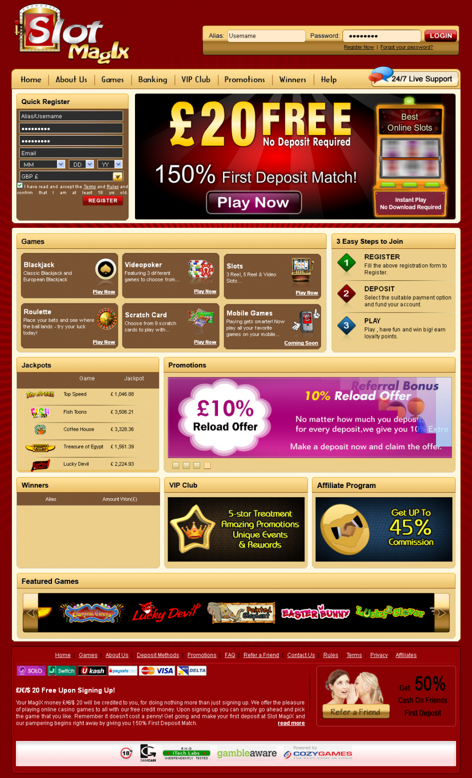 Slot MagiX Casino (2024) | Is it Legit and Safe?