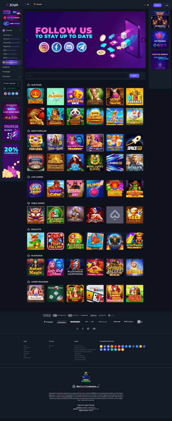 Joya Casino Review (2024) | Is it Legit?