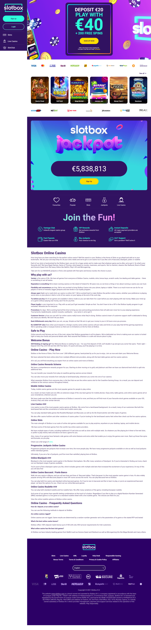 SlotBox Casino Review (2024) | Is it Legit?