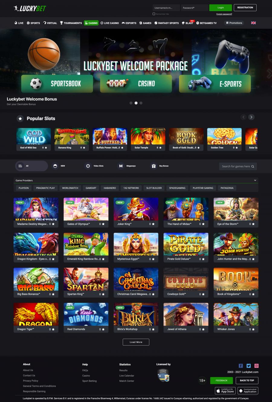 LuckyBet Casino (2022) | Review | Games - AskGamblers