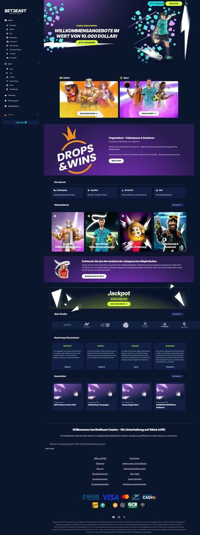 Seite 3 - BetBeast Casino Casino Test (2026) - Spielerkommentare