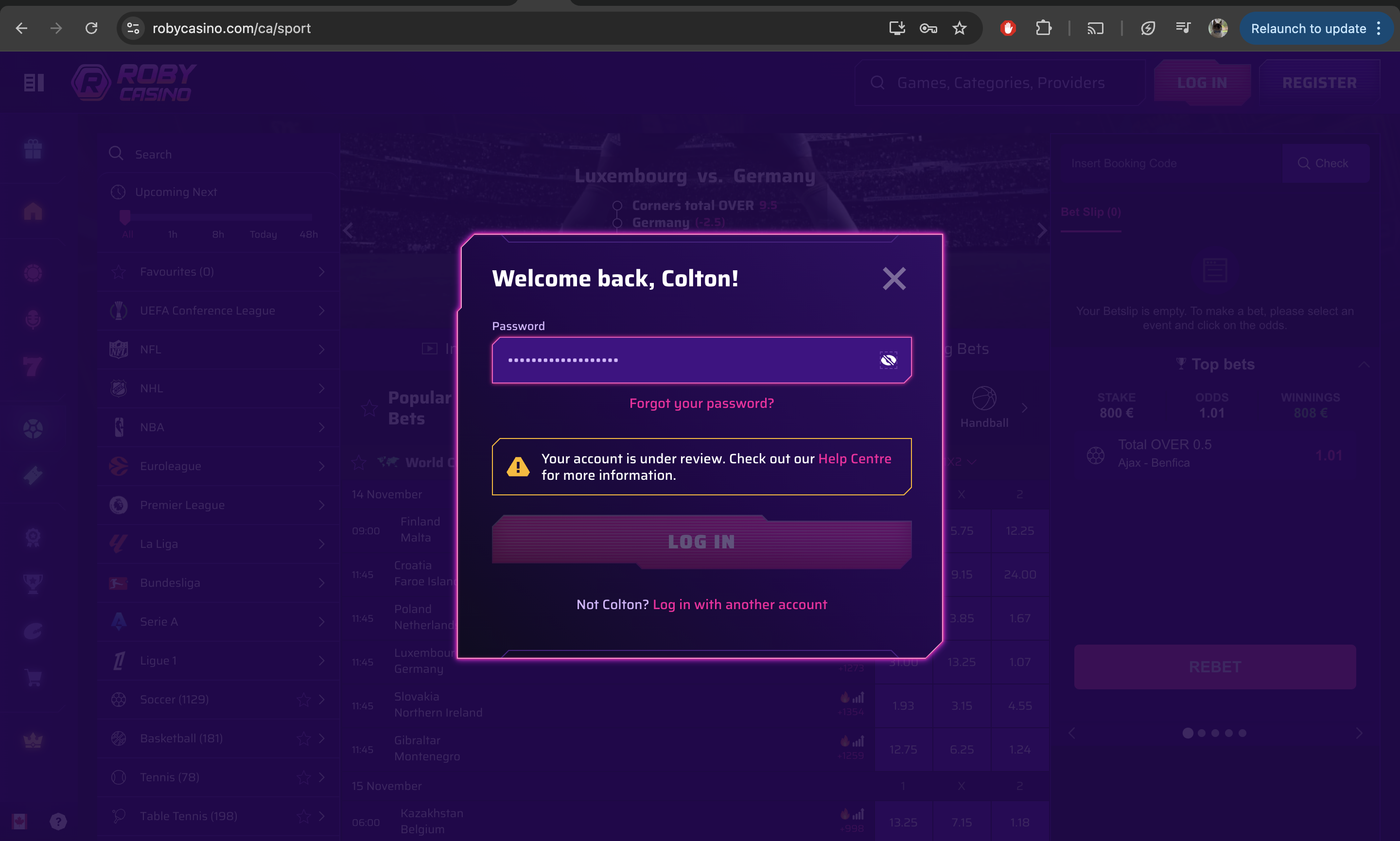 Roby Casino - Account closed and can not withdraw remaining funds ...