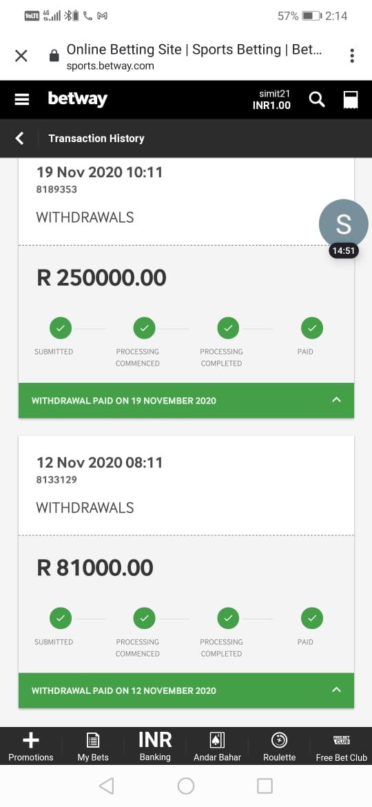 Betway Casino - Withdrawal not received more than 10 days - Beschwerde ...