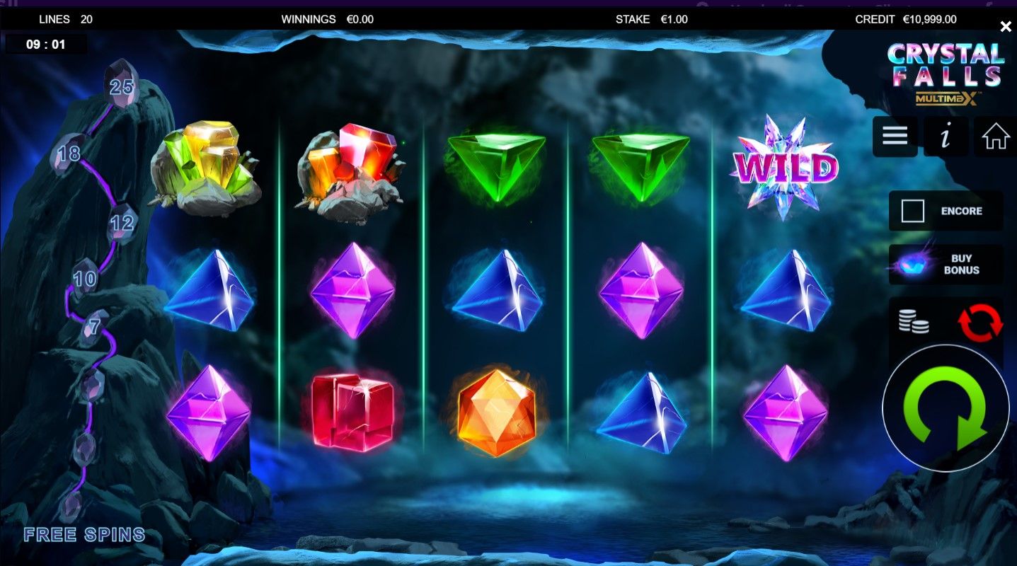 Crystal Falls Review 🥇 (2024) - RTP & Free Spins