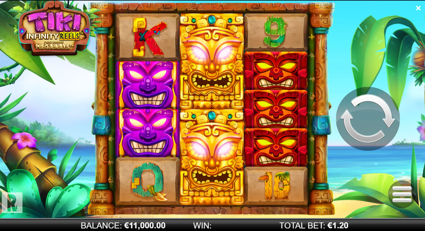Tiki Infinity Reels Megaways Review 🥇 (2025) - RTP & Free Spins