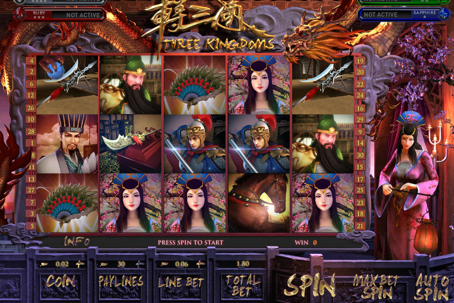 Three Kingdoms Review 🥇 (2026) - RTP & Free Spins
