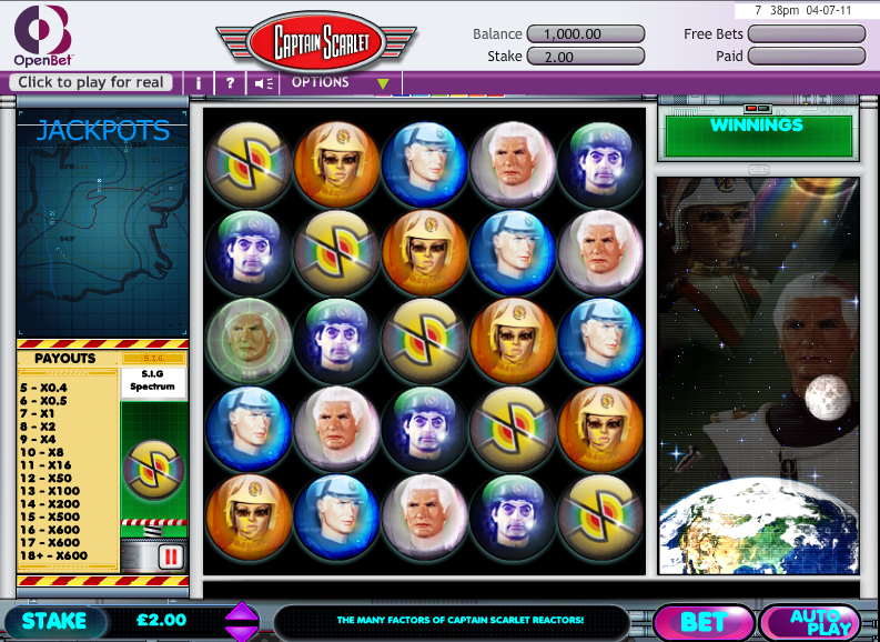 Captain Scarlett Reactors by OpenBet Reviews & Ratings by Real Players ...