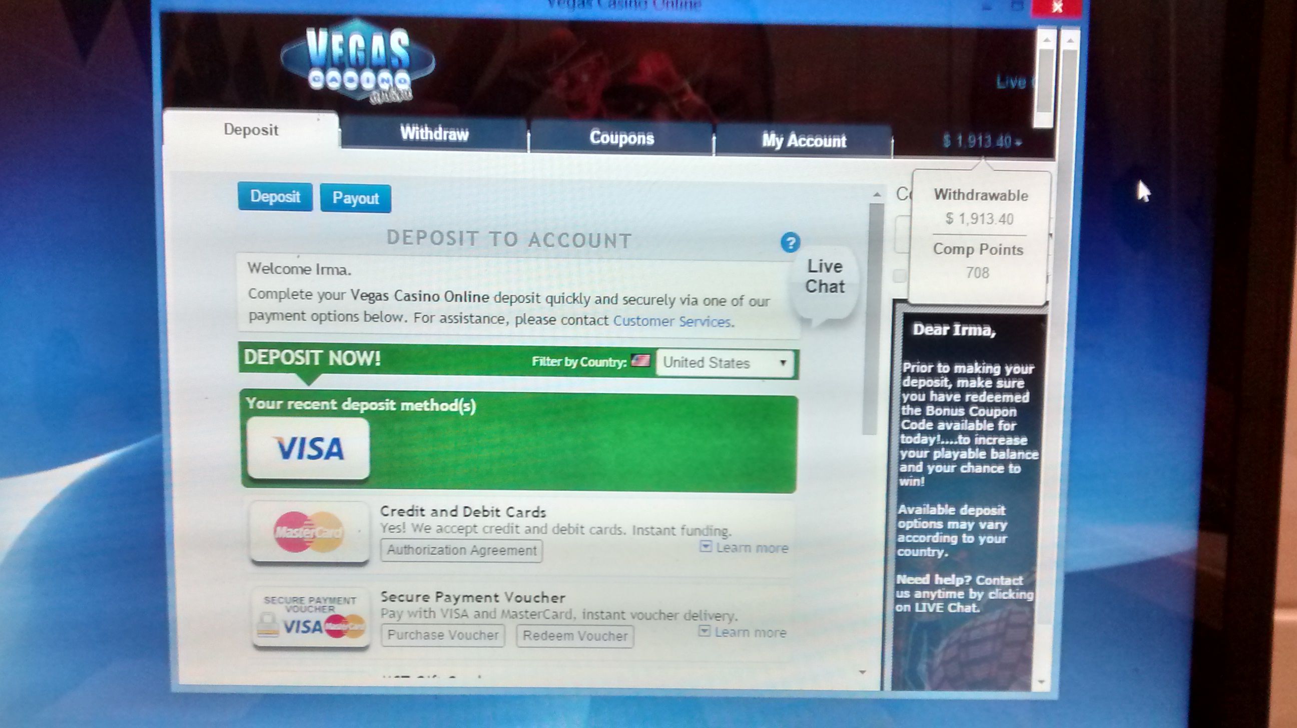 Vegas Casino Online - Withdrawal declined issue - Complaint Unsolved ...