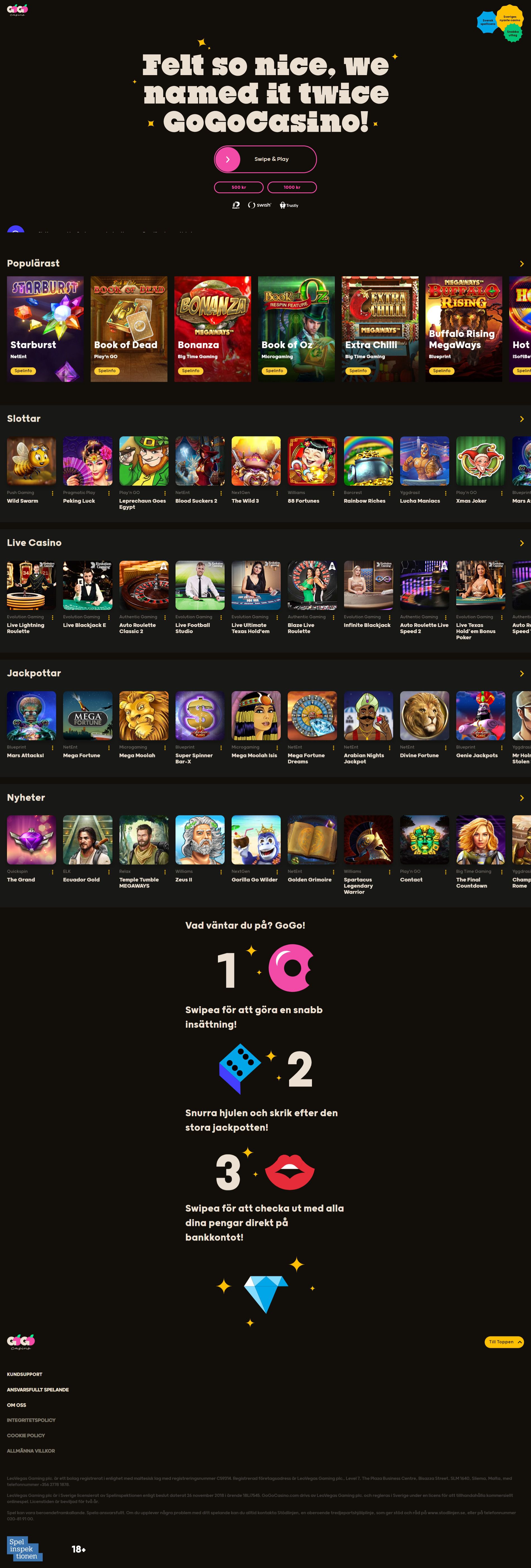 GoGoCasino Review (2023) 🥇 Claim Exclusive Bonuses