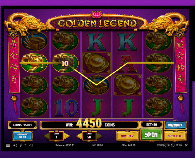 Golden Legend Slot Review 🥇 (2026) - RTP & Free Spins