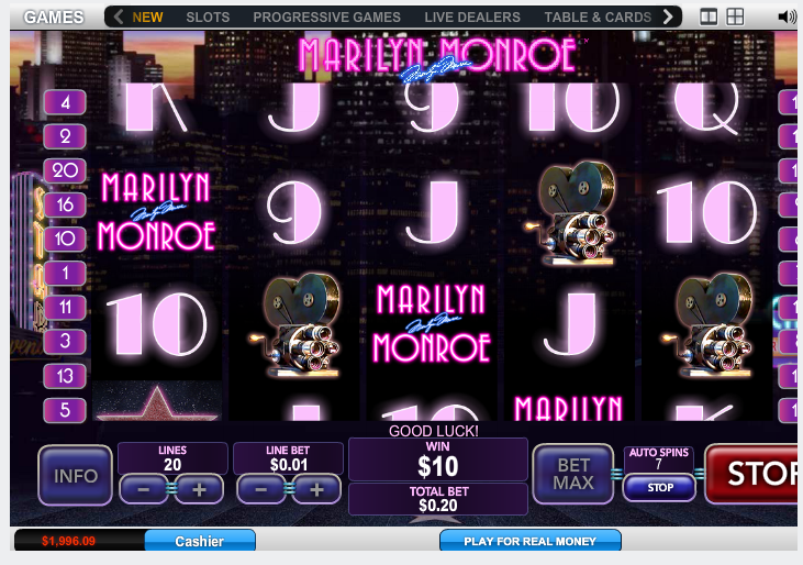 Marilyn Monroe Slot Review 🥇 (2026) - RTP & Free Spins