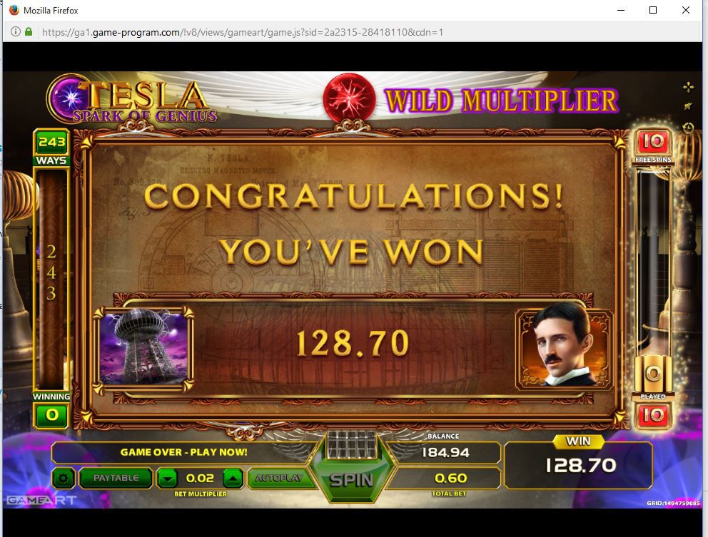 Tesla: Spark Of Genius Slot Review 🥇 (2025) - RTP & Free Spins