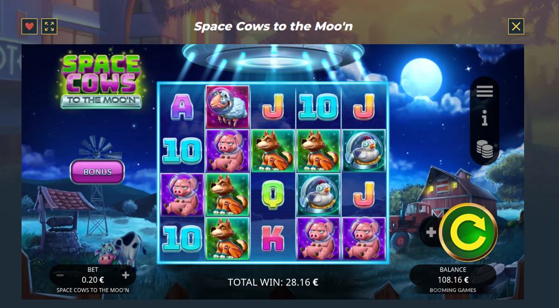 Space Cows to the Moo'n Slot Review 🥇 (2025) - RTP & Free Spins
