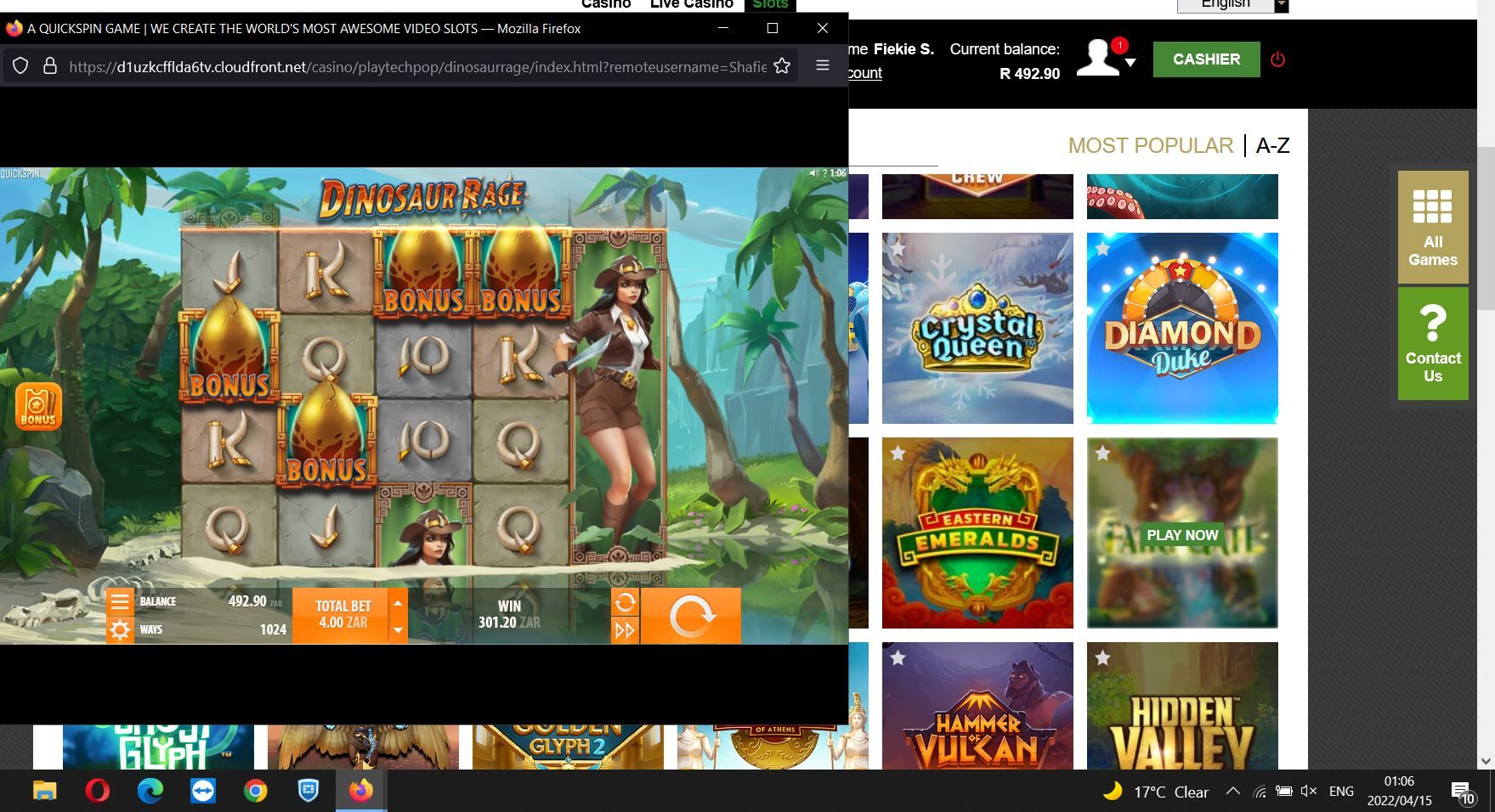 Dinosaur Rage Review 🥇 (2024) - RTP & Free Spins