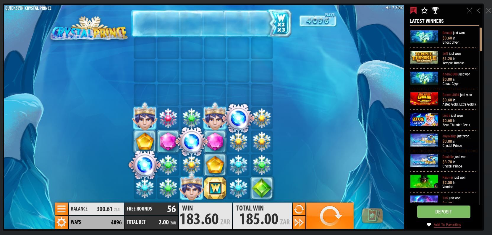 Crystal Prince Review 🥇 (2025) - RTP & Free Spins