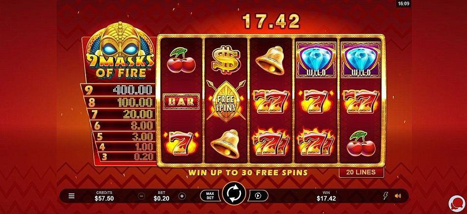 9 Masks of Fire Slot Review ️ 2023 - AskGamblers