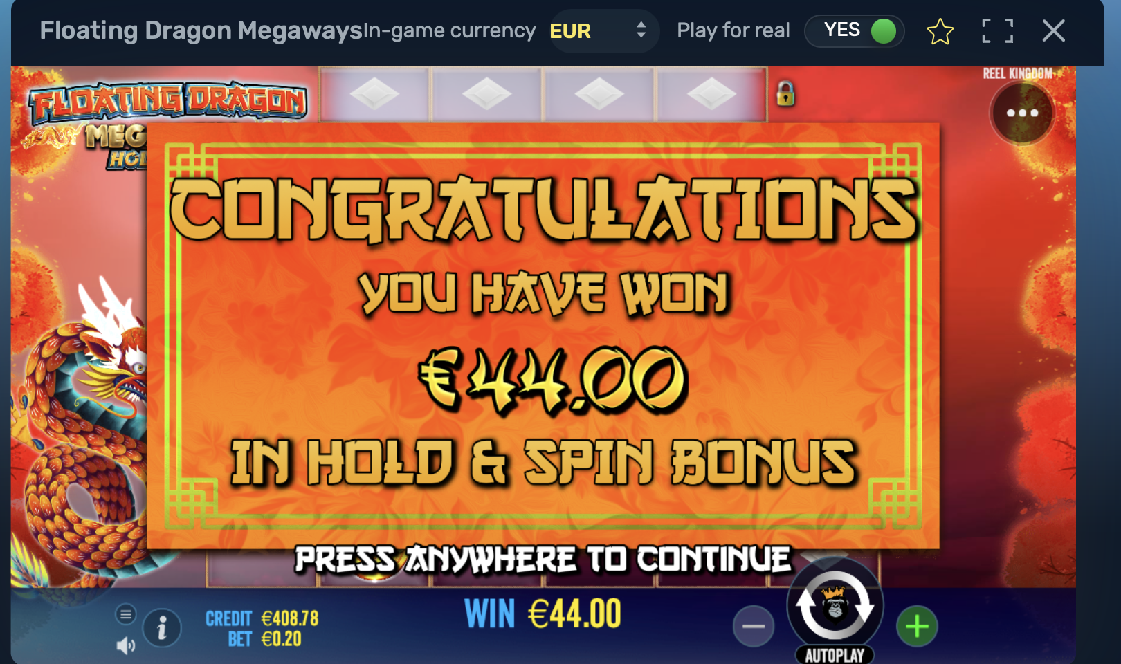 Floating Dragon Megaways Hold & Spin Slot Review 🥇 (2025) - RTP & Free ...