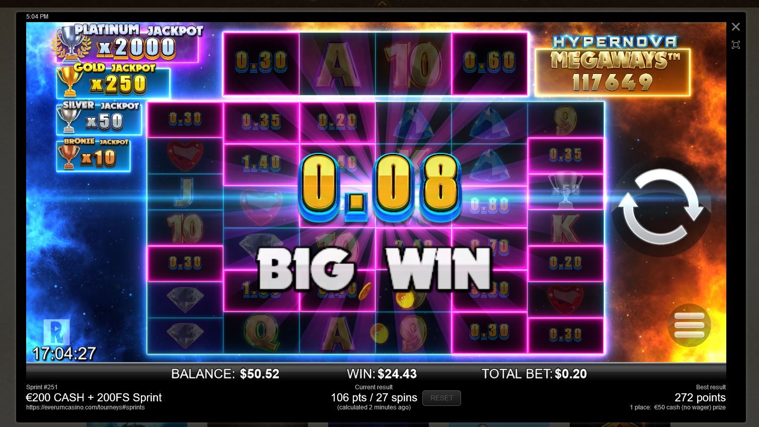 Hypernova Megaways Review 🥇 (2026) - RTP & Free Spins