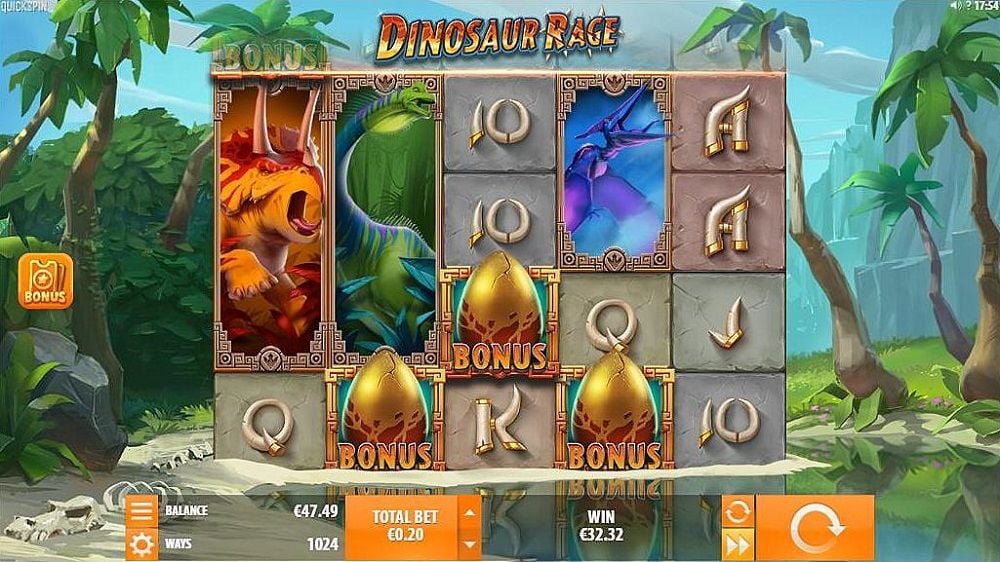 Dinosaur Rage Review 🥇 (2024) - RTP & Free Spins