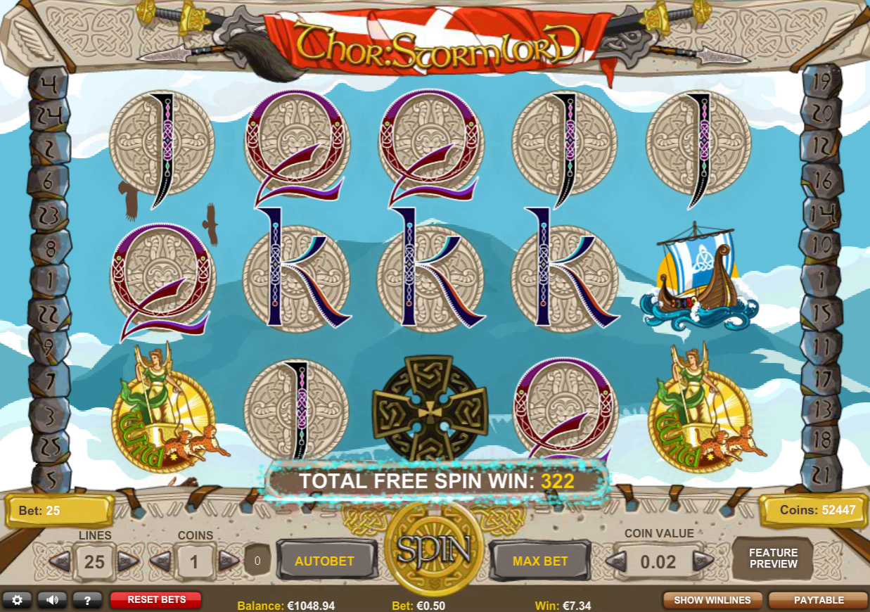 Thor: Stormlord Slot Review 🥇 (2025) - RTP & Free Spins