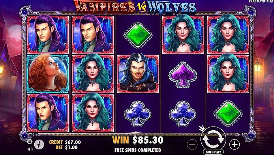 Vampires vs Wolves Slot Review 🥇 (2024) - RTP & Free Spins
