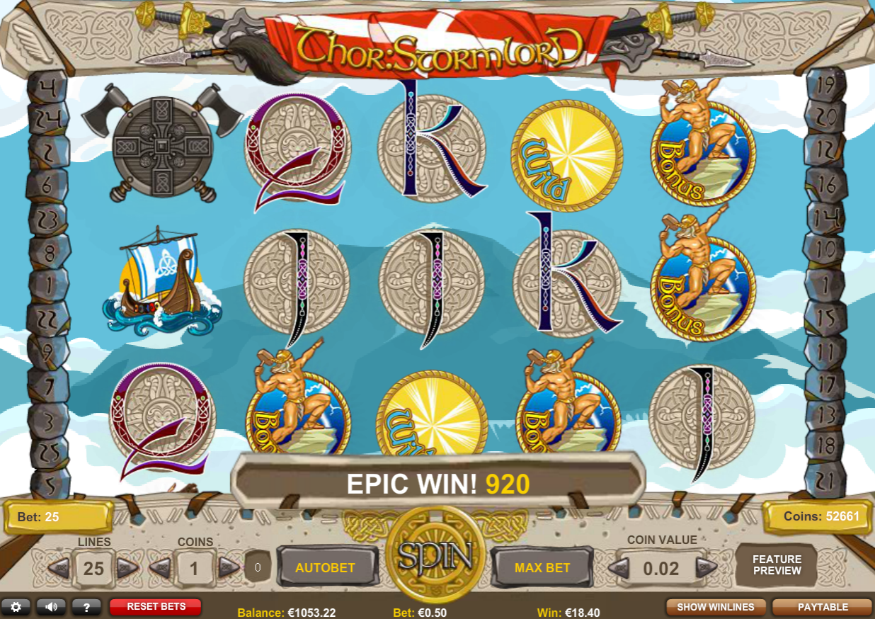 Thor: Stormlord Slot Review 🥇 (2025) - RTP & Free Spins