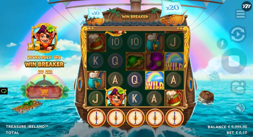 Reseña de Tragamonedas Treasure Ireland 🥇 (2025) | RTP y Giros Gratis