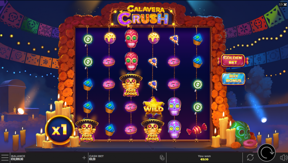 Calavera Crush Slot Review 🥇 (2025) - RTP & Free Spins