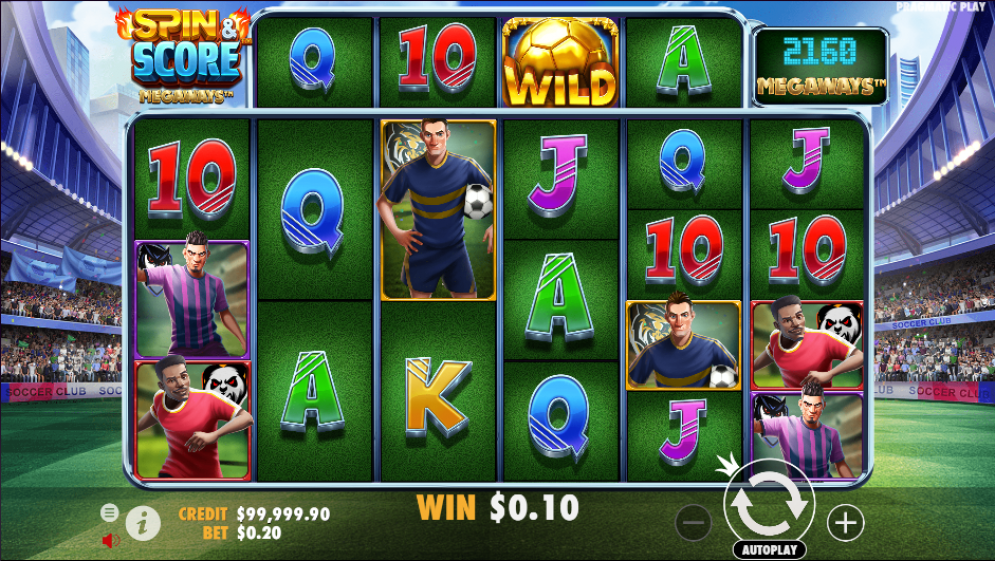 Reseña de Tragamonedas Spin & Score Megaways 🥇 (2024) | RTP y Giros Gratis