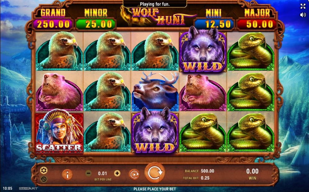 Wolf Hunt Slot - flowersgame