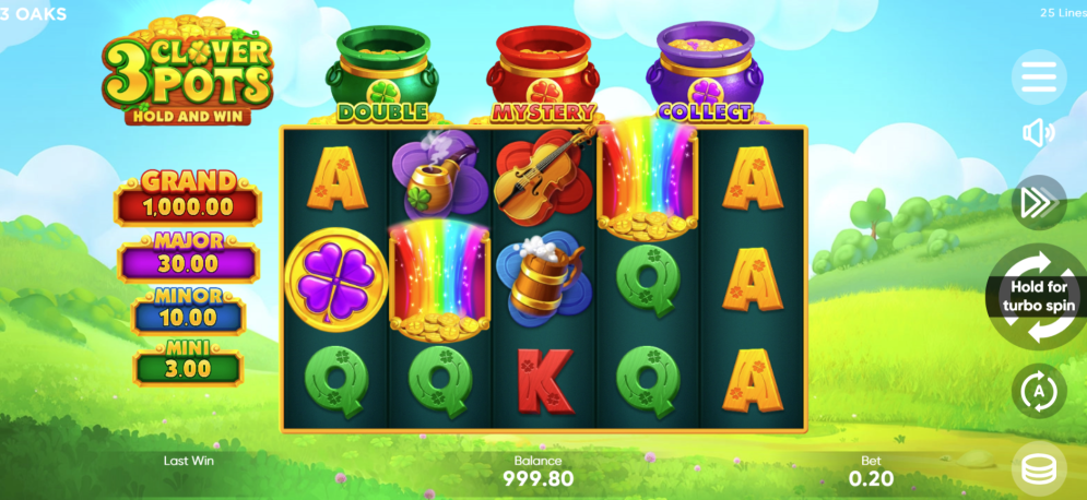 3 Clover Pots Slot Review 🥇 (2025) - RTP & Free Spins