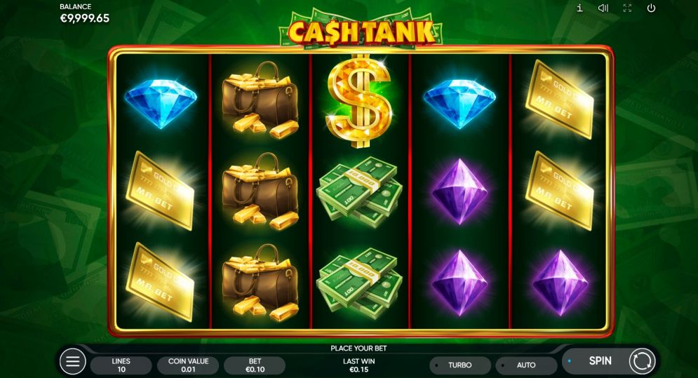 Cash Tank Slot Review 🥇 (2025) - RTP & Free Spins