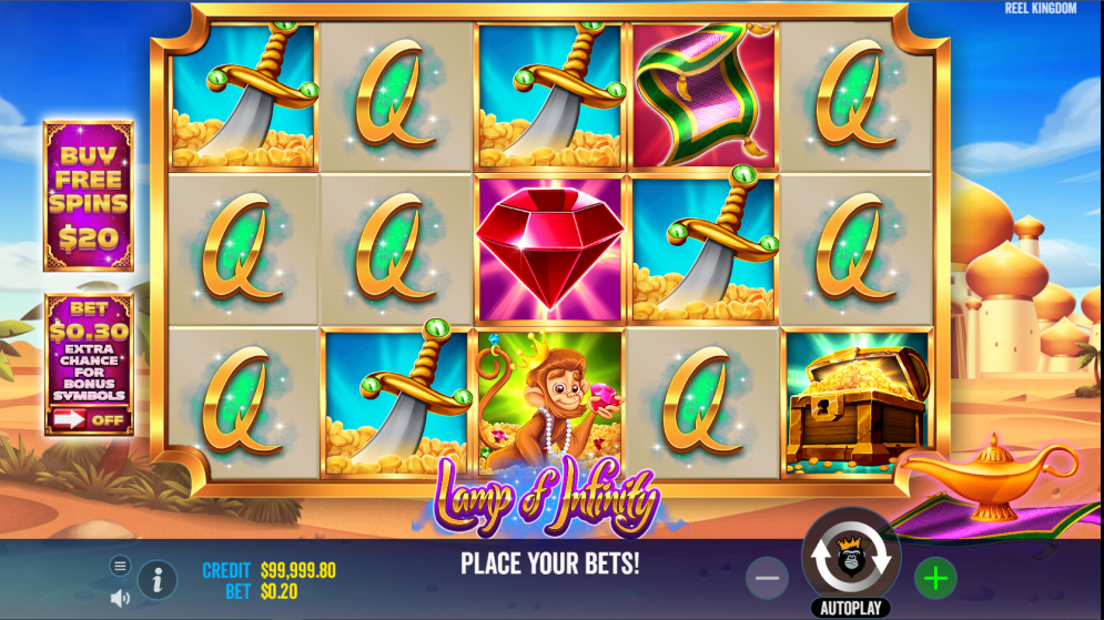 Lamp Of Infinity Slot Review 🥇 (2025) - RTP & Free Spins