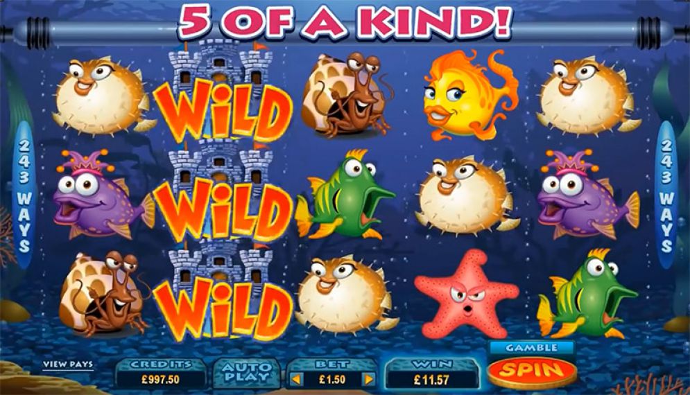Fish Party Slot Review - Scatter & Free Spins [243 Paylines]