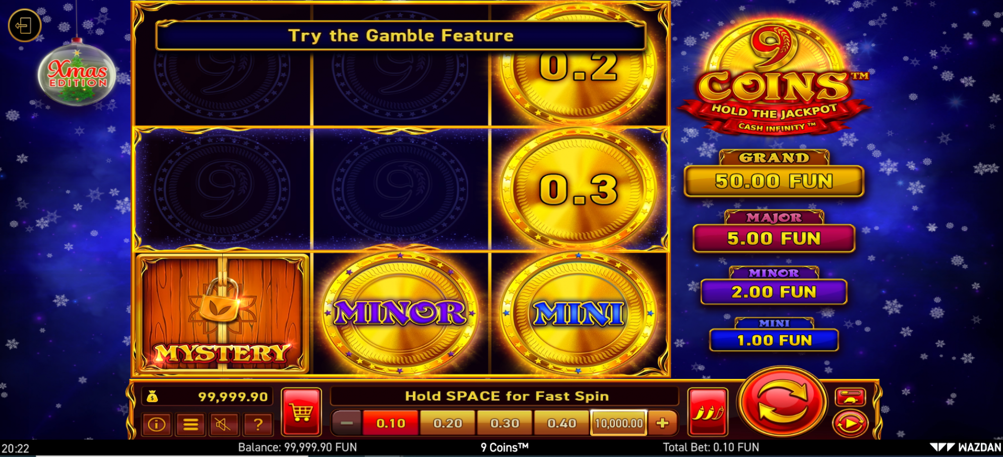 Slot 9 Coins™ Xmas Edition Recensione 🥇 (2025) | RTP & Giri Gratis