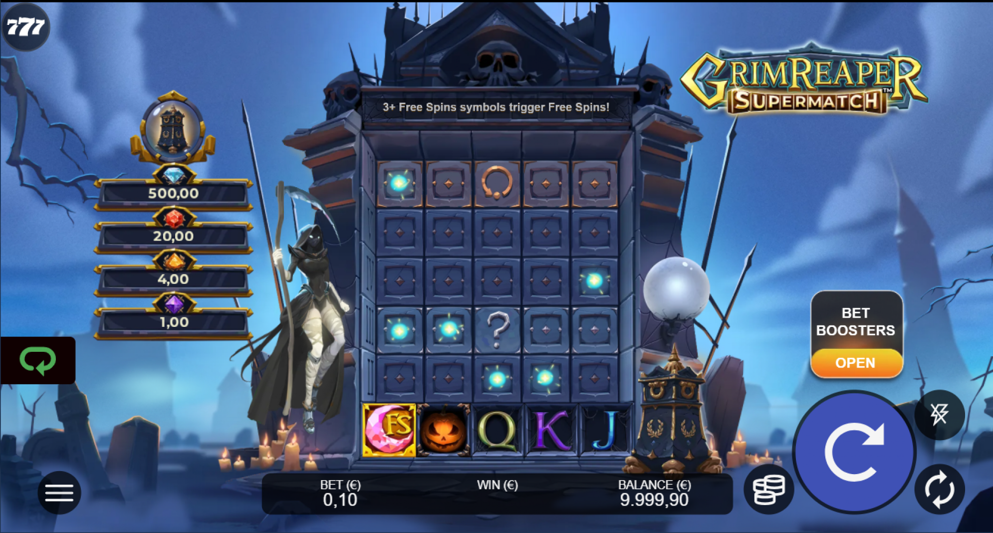 Grim Reaper Supermatch Slot Review 🥇 (2025) - RTP & Free Spins
