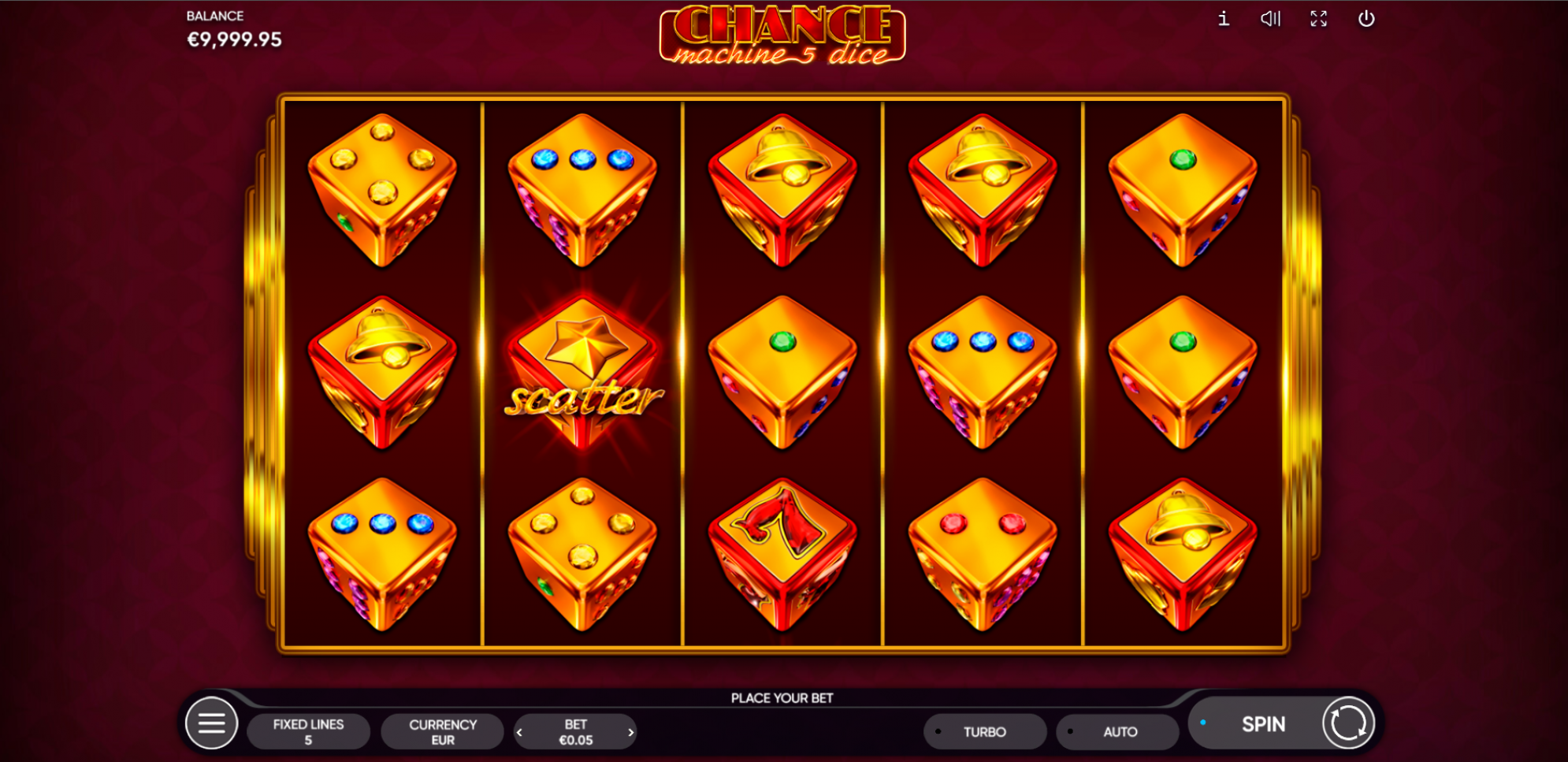 Chance Machine 5 Dice Slot Review 🥇 (2025) - RTP & Free Spins