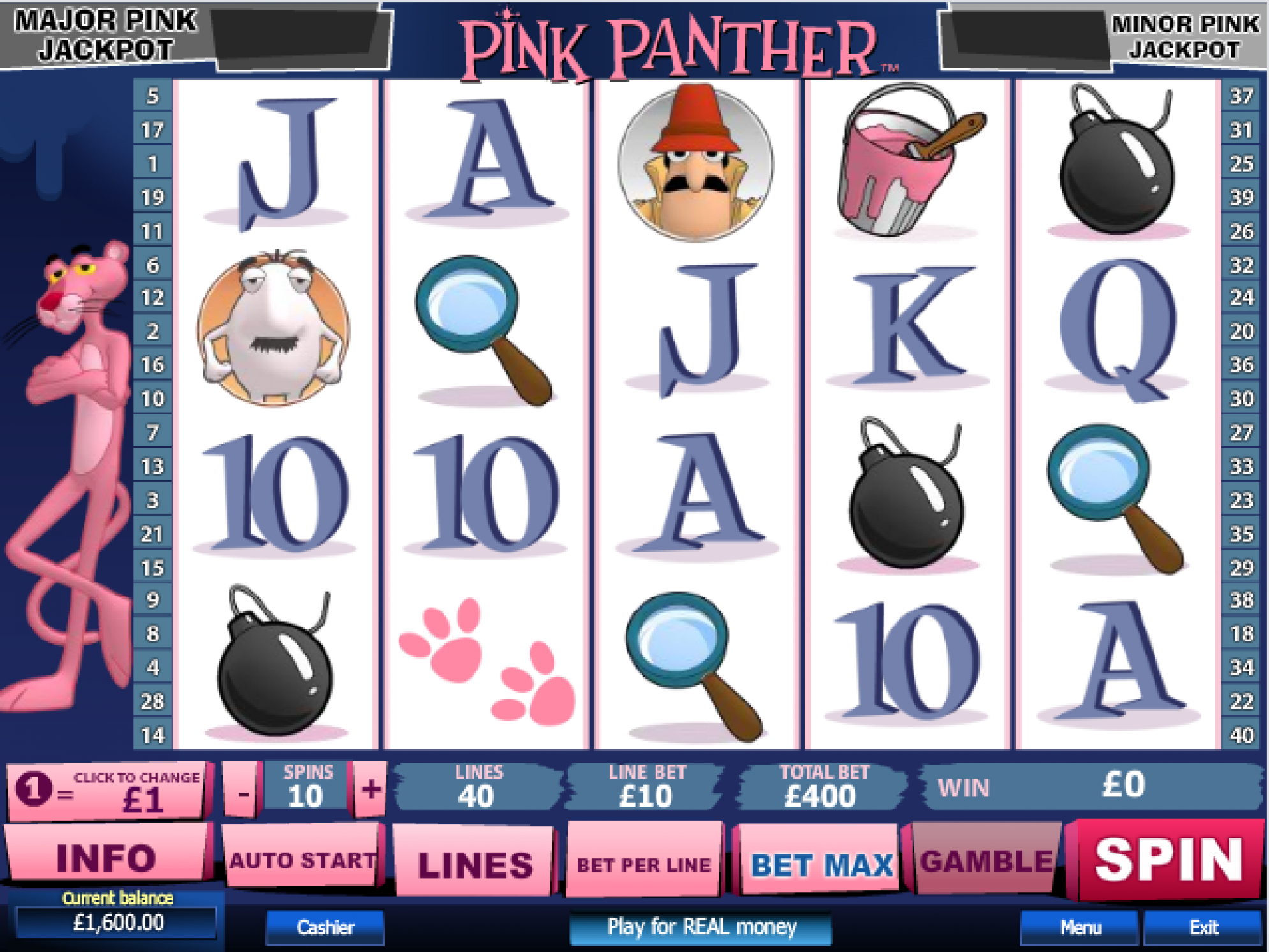 Pink Panther Slot Review 🥇 (2025) - RTP & Free Spins