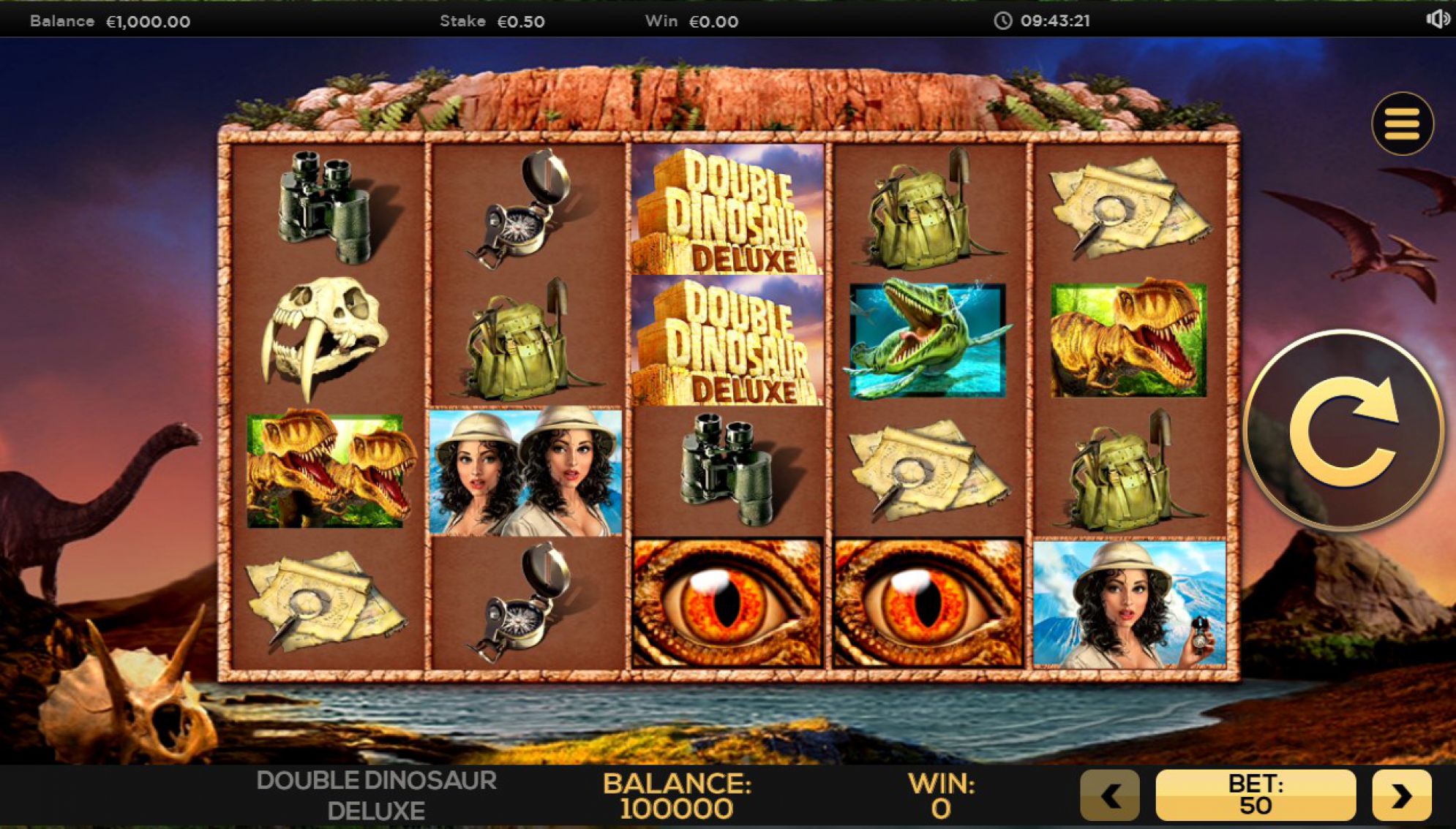 Double Dinosaur Deluxe Review 🥇 (2024) - RTP & Free Spins