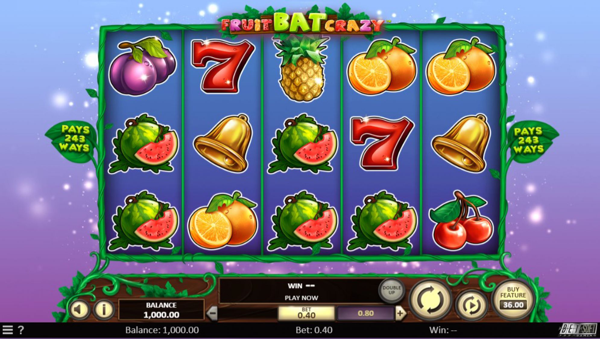 Fruit Bat Crazy Slot Review 🥇 (2024) - RTP & Free Spins