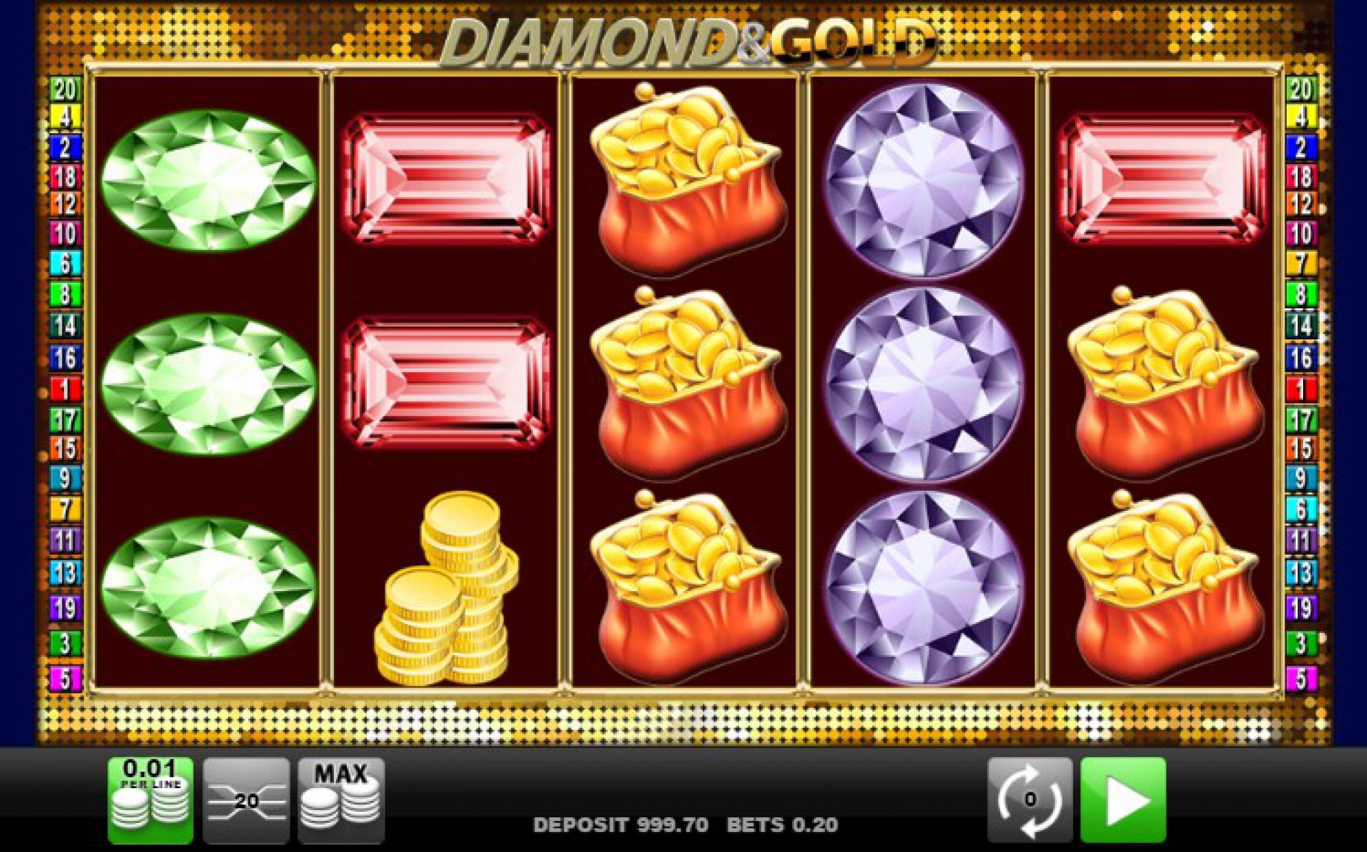 Diamond & Gold Slot Review 🥇 (2024) - RTP & Free Spins