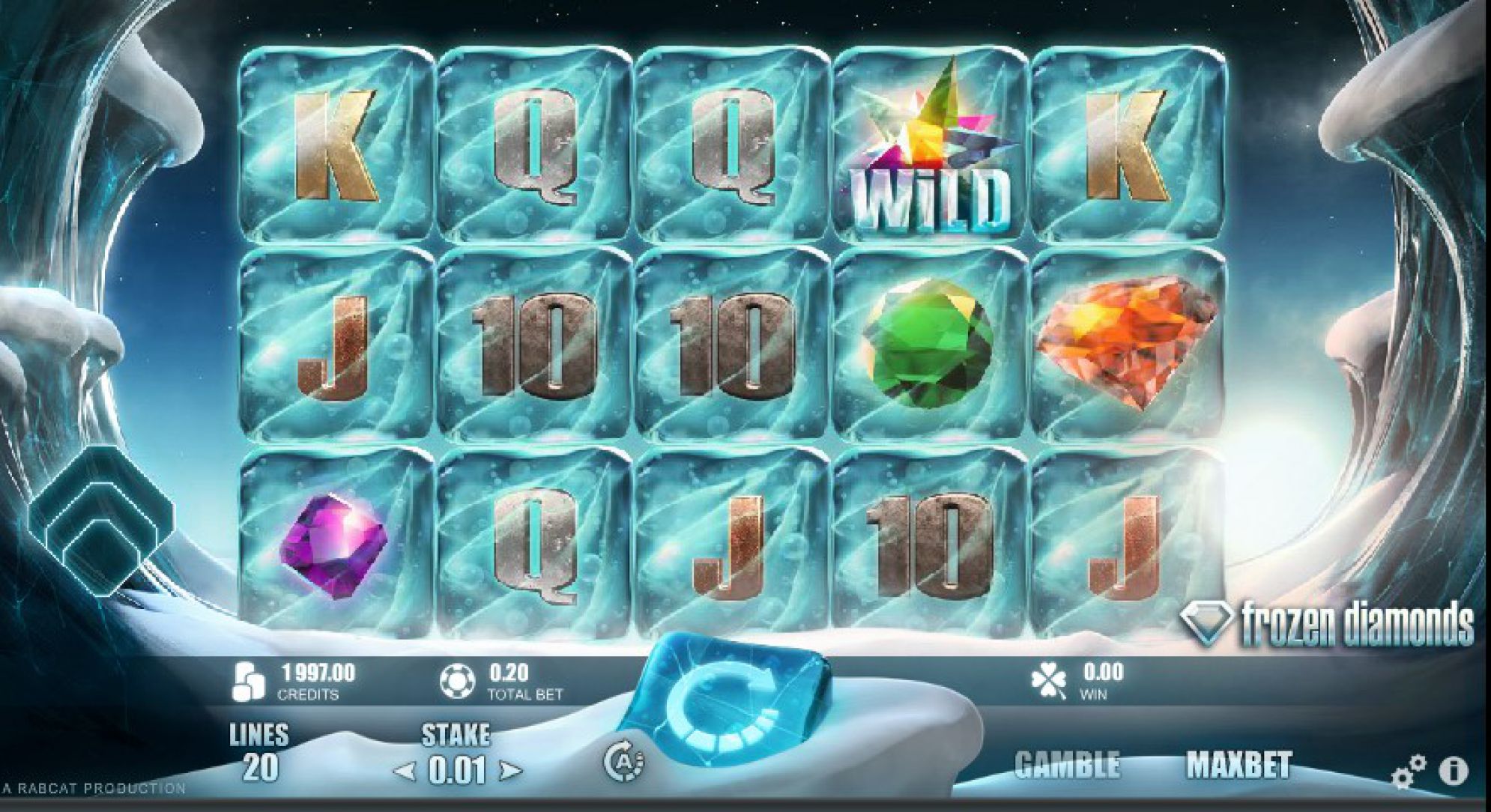 Frozen Diamonds Slot Review - RTP & Bonus [Free to Play]