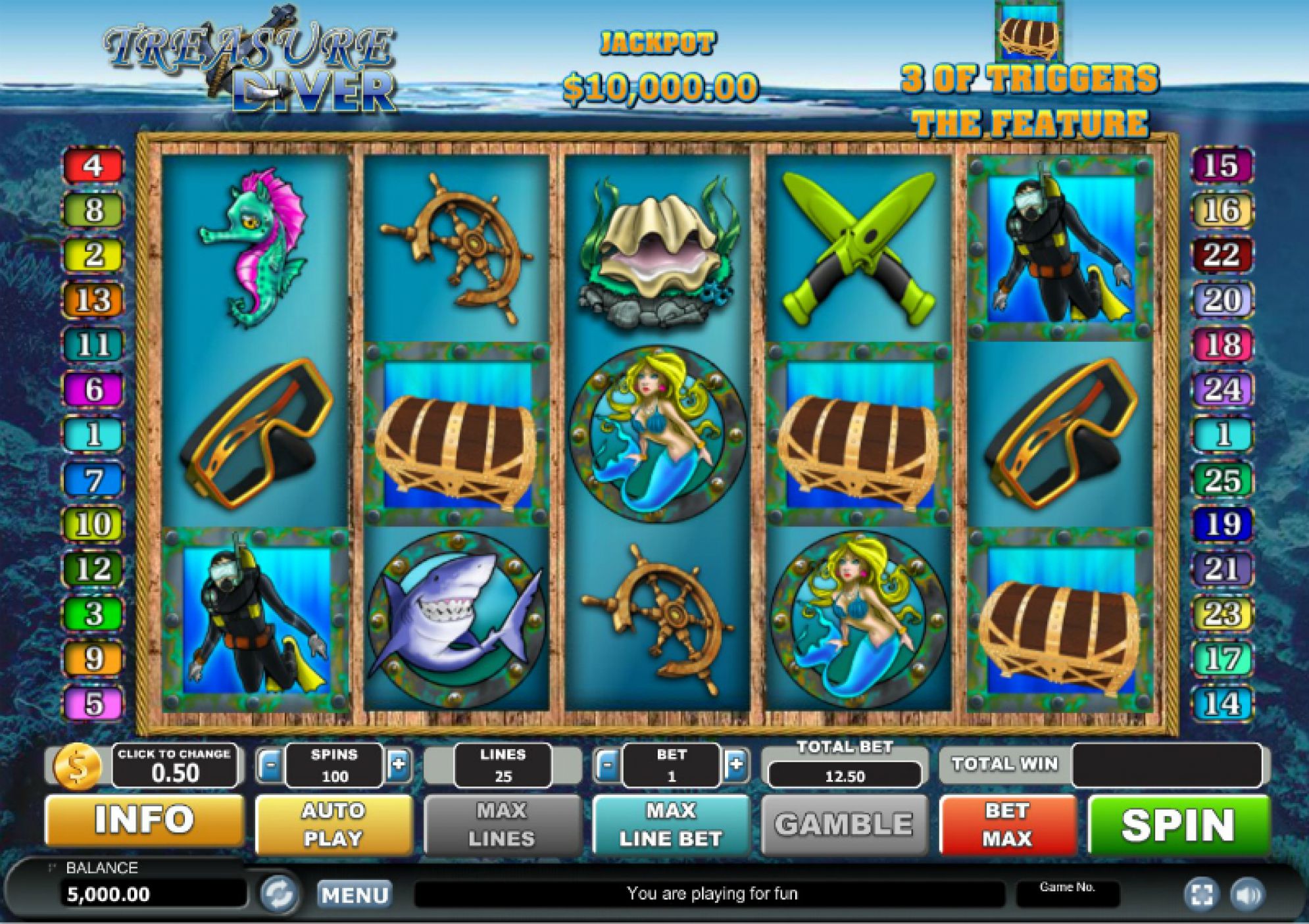 Treasure Diver Review 🥇 (2025) - RTP & Free Spins