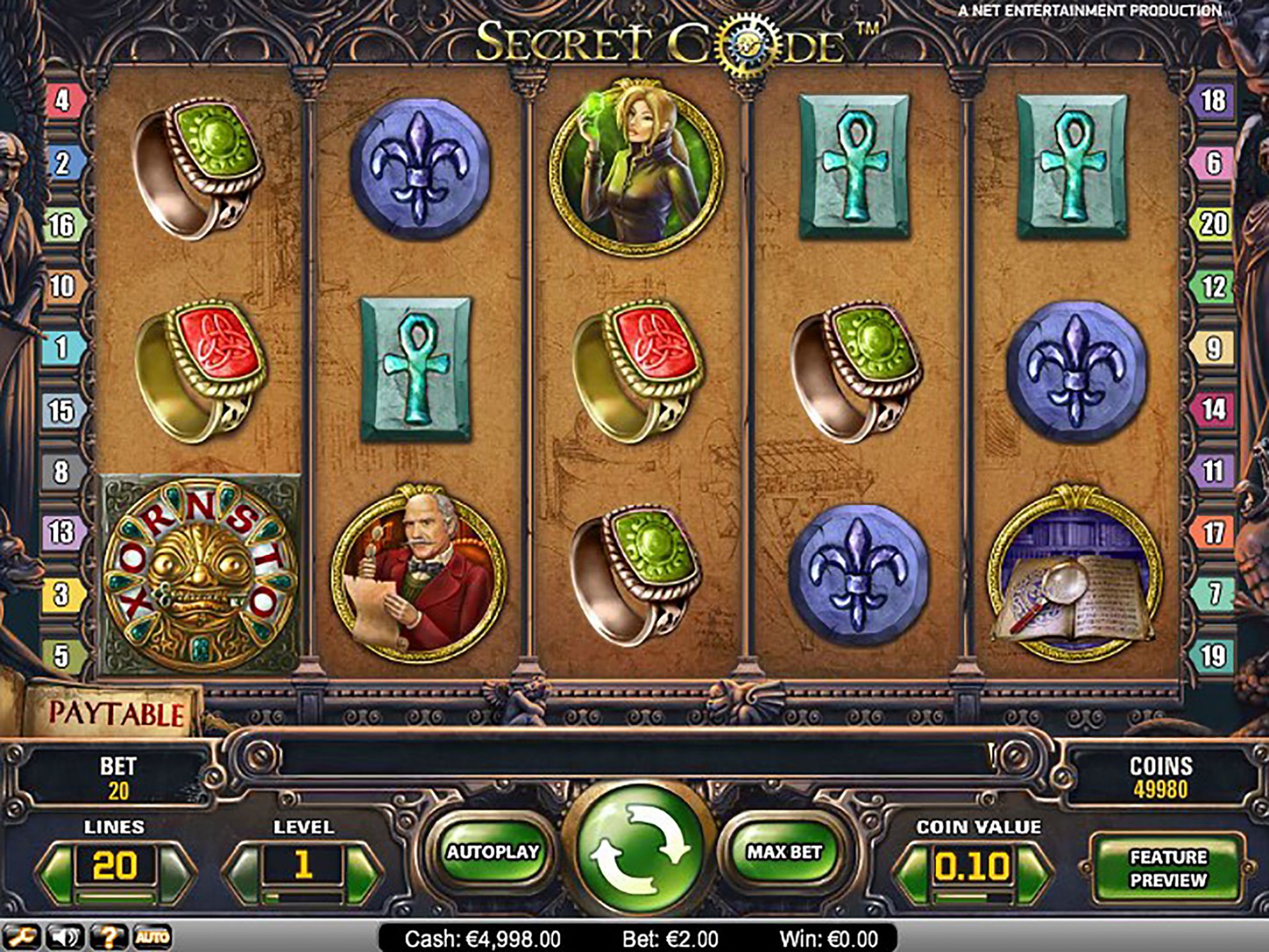 Secret Code Slot Review 🥇 (2025) - RTP & Free Spins