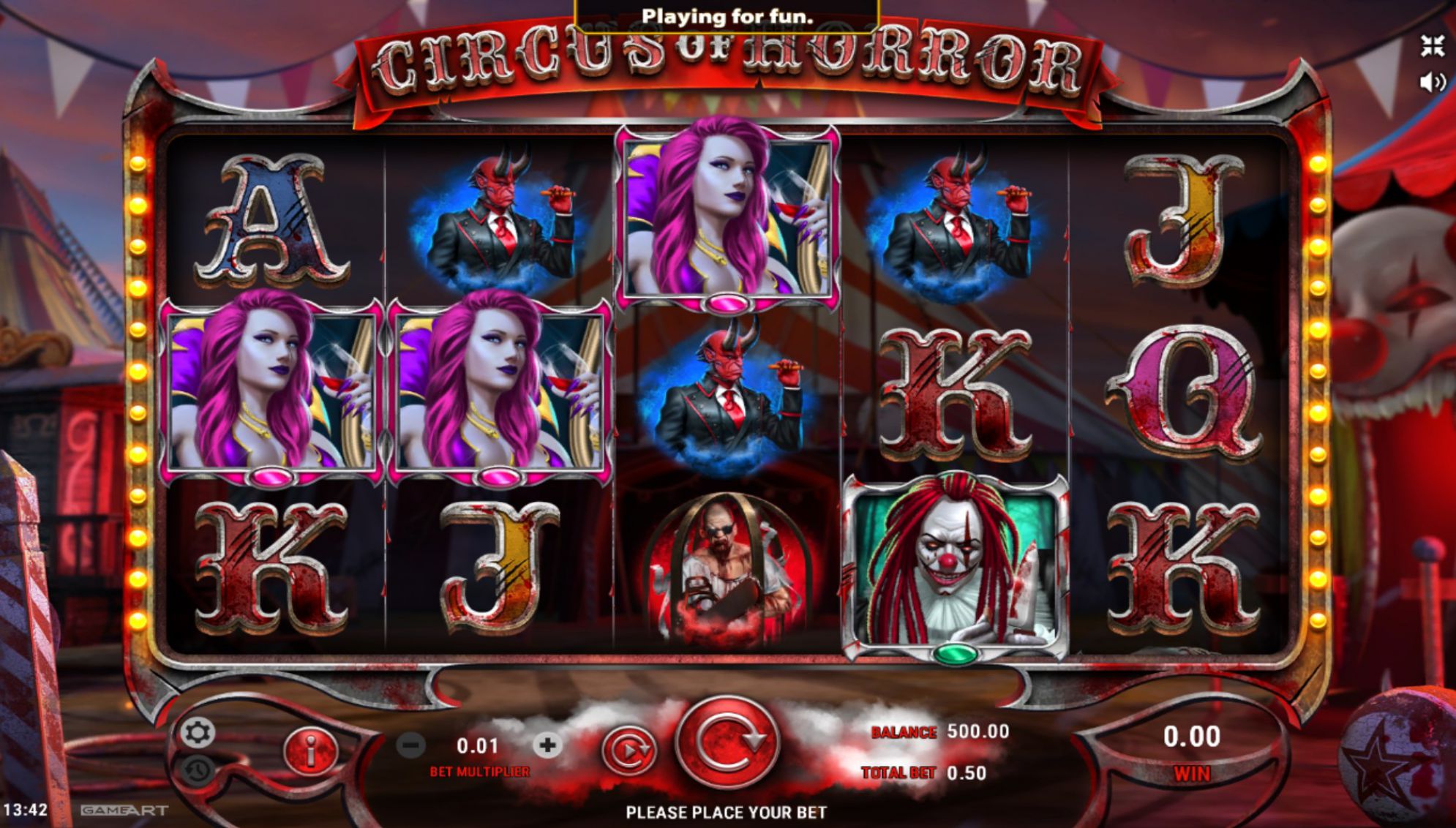 Circus of Horror Slot Review 🥇 (2025) - RTP & Free Spins