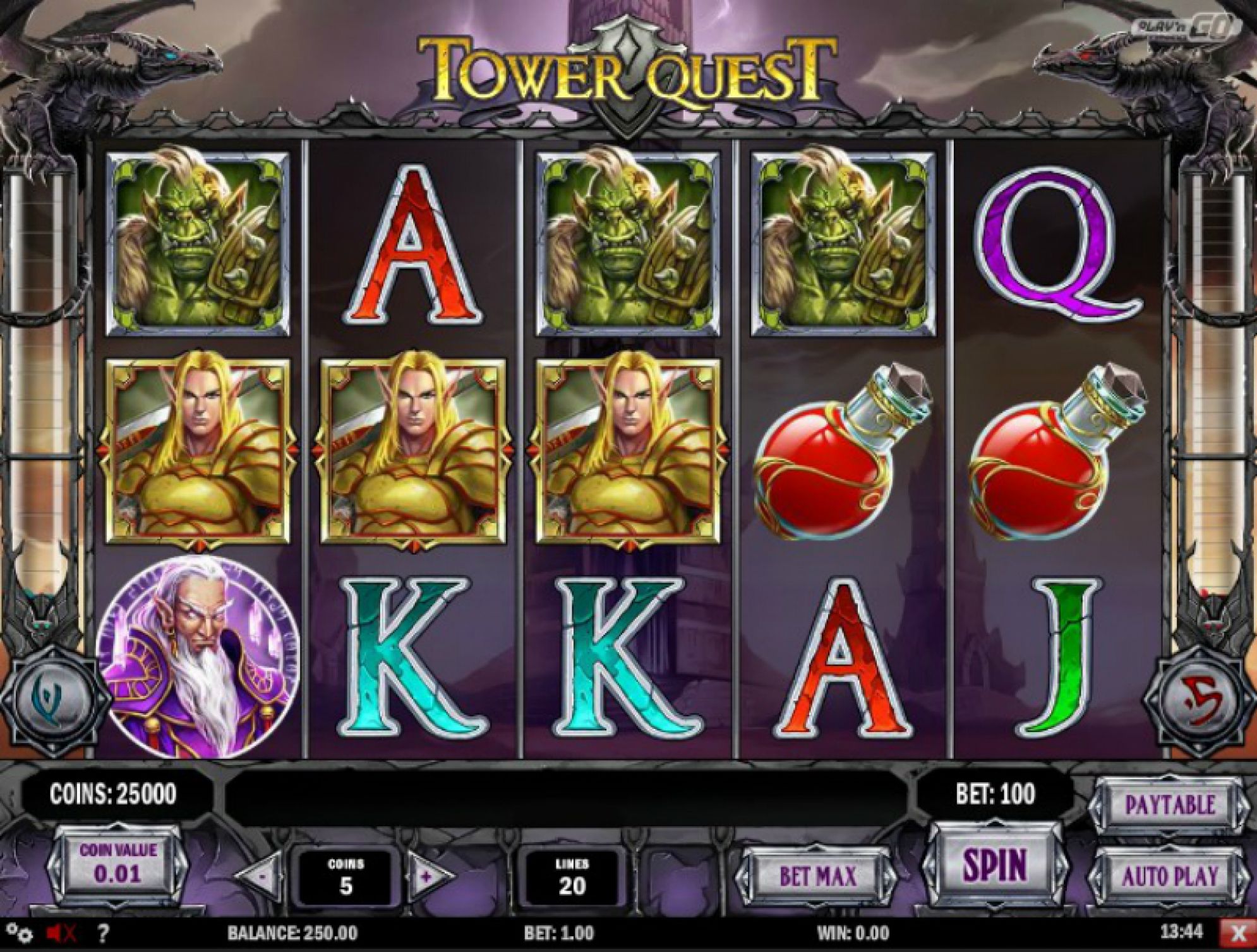 Tower Quest Slot Review 🥇 (2025) - RTP & Free Spins