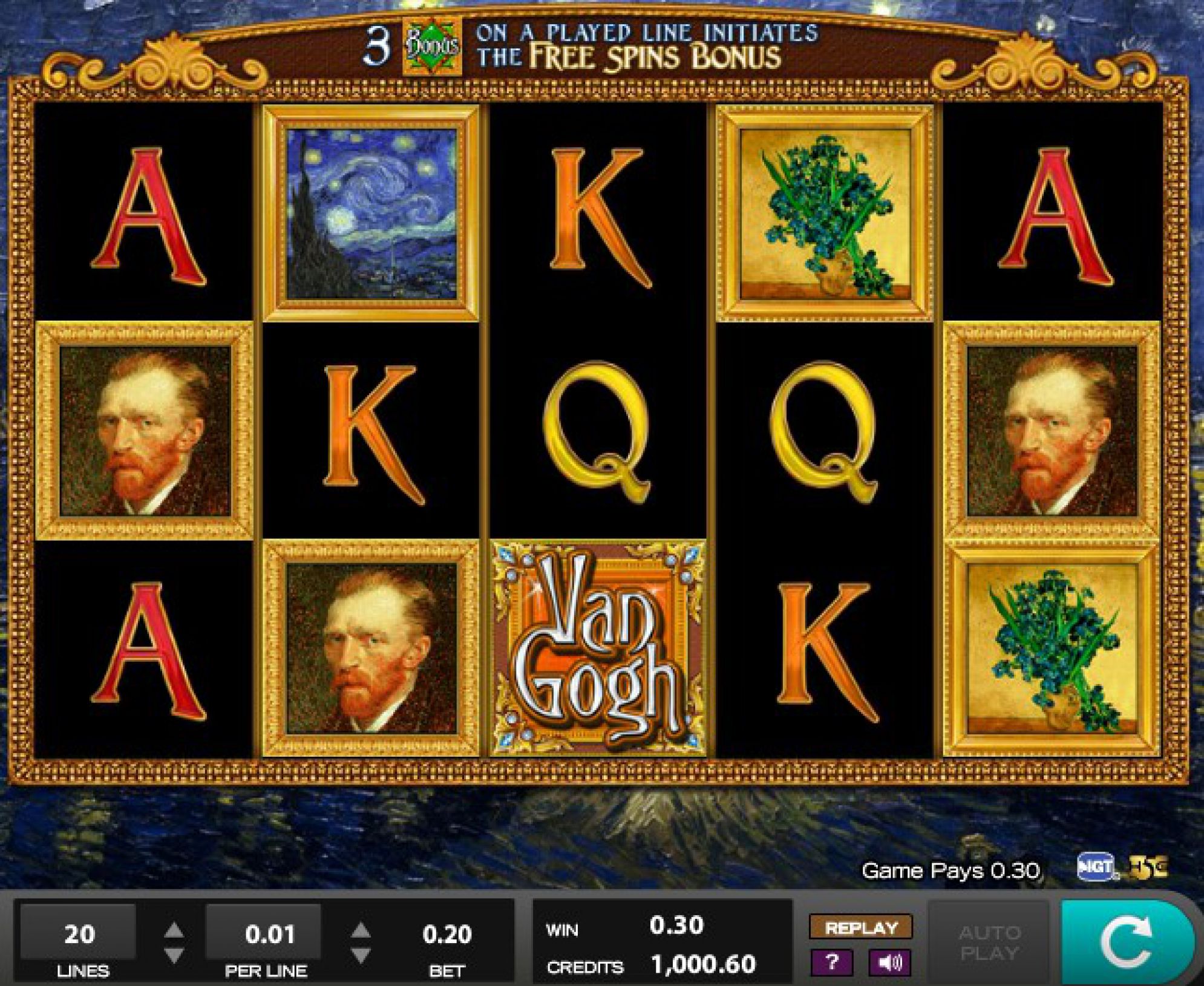 Van Gogh Review 🥇 (2024) - RTP & Free Spins