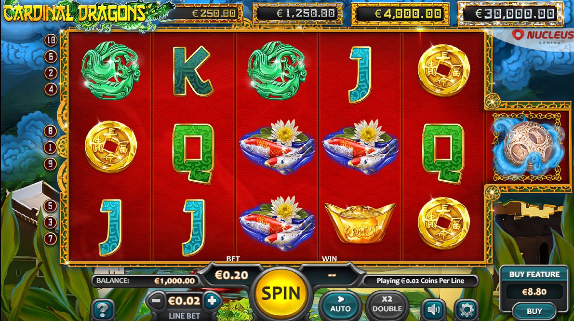 Cardinal Dragons Review 🥇 (2024) - RTP & Free Spins